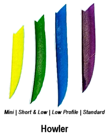 Traditional Archery Supply shows feather shapes and colors for ...